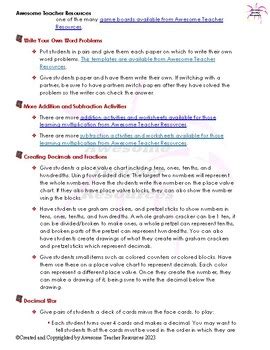 Adding And Subtracting Decimals Worksheet By Awesome Teacher Resources