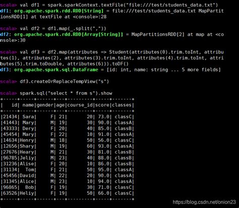 【hadoop学习之路】spark Sql 实验报告 Rdd转dataframe将 Json 格式数据复制到 Linux 系统中保存文件