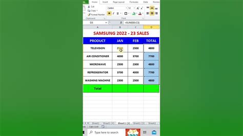 best time saving trick of ms excel excel tips and tricks shorts
