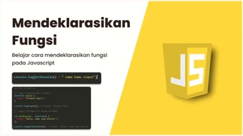 Belajar Javascript 12 Cara Mendeklarasikan Fungsi Pada Javascript — Minarsih Tech