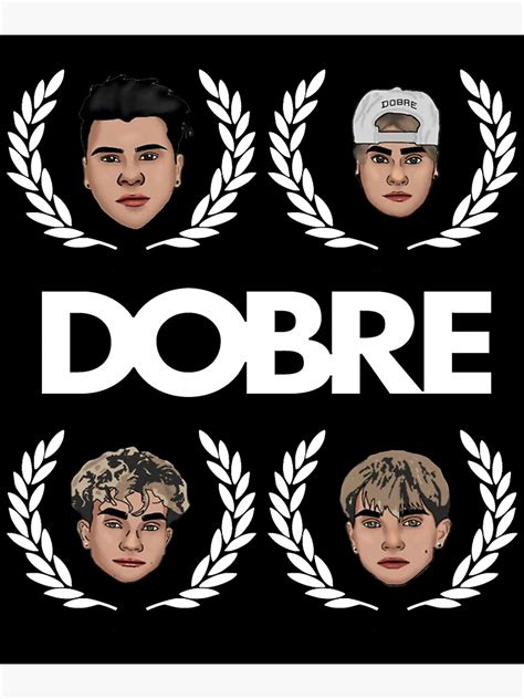 Dobre Brother Twins Merch Poster For Sale By Dobrefanart Redbubble