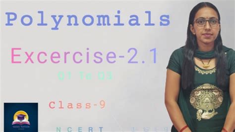 Class 9th Polynomial Exercise 2 1 Question 1 To Question 3 Class9th Polynomial Youtube