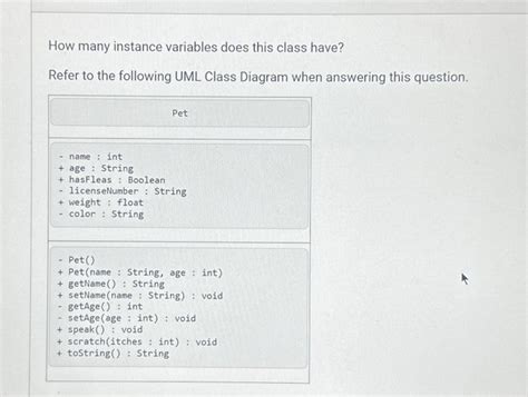 Solved How Many Instance Variables Does This Class Have Chegg Com