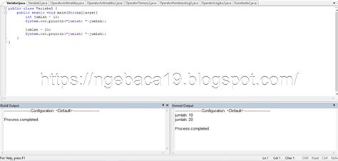 Mengenal Tipe Data Variabel Dan Konstanta Pada Bahasa Pemrograman Java Ngebaca