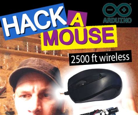 Hack A Mouse With Arduino 2500 Ft Wireless Ps 2 5 Steps Instructables