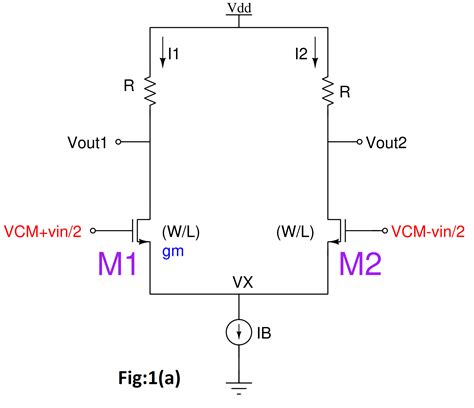 analog intuition gate and vlsi fundamental concept of differential