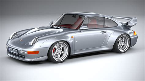 Porsche 911 Gt2 993 1993 3d Model Cgtrader