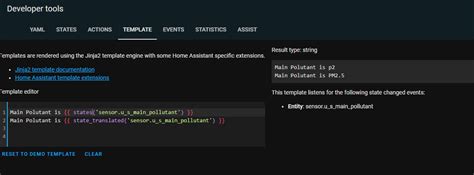 How To Get The Descriptive Sensor State In Jinja Template Configuration Home Assistant