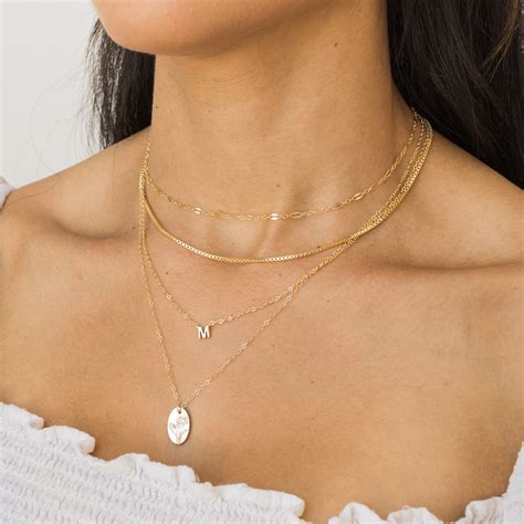 Lace Chain Necklace Simple And Dainty