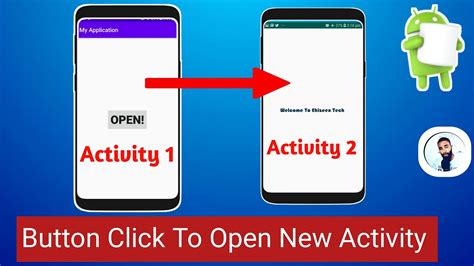 Button Click To Open New Activity In Android Studio 2020 Youtube