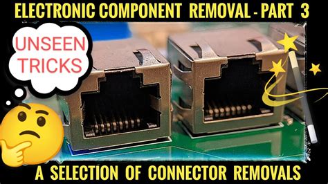 How To Remove Electronic Components Part Soldering Tutorial Youtube