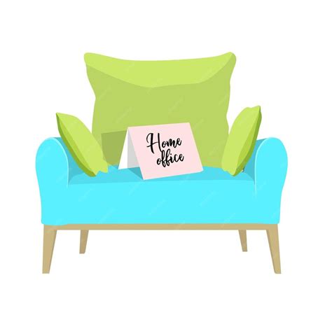 Premium Vector Comfortable Chair Concept Home Office And Remote Work