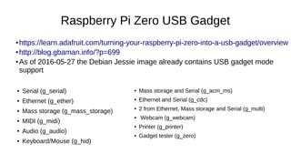 Raspberry Pi Zero ODP