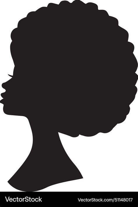 Woman Head Silhouette Royalty Free Vector Image