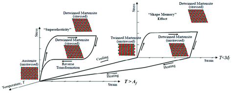 Shape Memory Alloys Behavior Influenced By Phase Transformations 23 Download Scientific Diagram