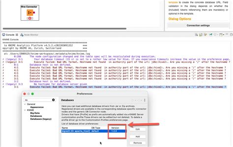 Hive Connector Issues Knime Extensions Knime Community Forum
