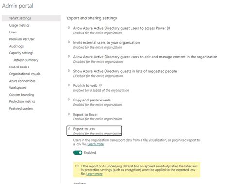 Permission Issue Exporting To Excel R Powerbi