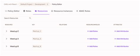 how to use casl for implementing authorization in react