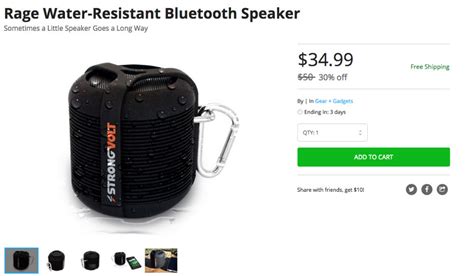 Water Resistant Deals VOXOA Bluetooth Earbuds For 65 And Rage Bluetooth Speaker For 35