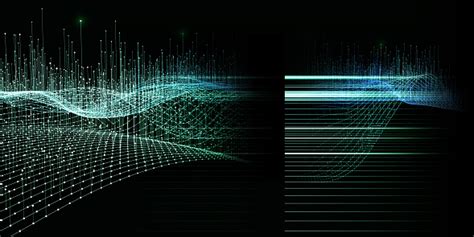 다각형 기술 그리드와 검은색의 흐릿한 선이 있는 추상적인 기술 배경 분석 데이터 알고리즘 빅 데이터 컴퓨팅 개념 비즈니스 과학