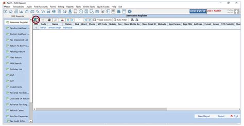 How To Export Client Master Data In Excel → Kdk Softwares