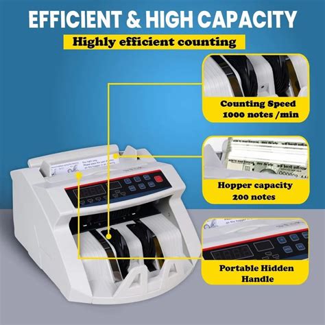 Fully Automatic Currency Counting Machine For Bank Counting Speed 1000 Note Pre Min At ₹ 5000