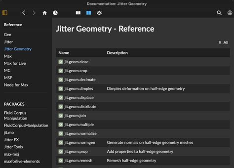 The Documentation Window Cycling 74 Documentation