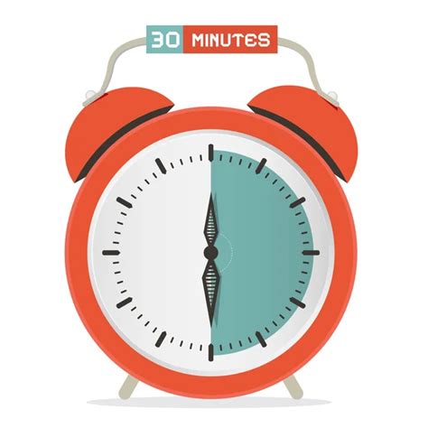 Reloj 30 Minutos Imágenes Vectoriales Gráfico Vectorial De Reloj 30
