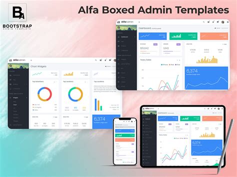 Alfa Fully Responsive Bootstrap 5 Admin Dashboard UI Kit