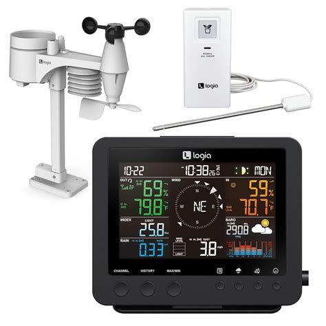 Buy Logia7 In 1 Weather Station Indoor Outdoor Weather System