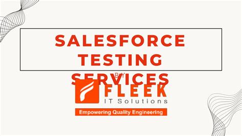 ppt salesforce testing services powerpoint presentation free