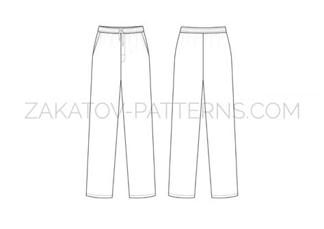 Готовые выкройки для шитья Брюки мужские 24 30 купить онлайн