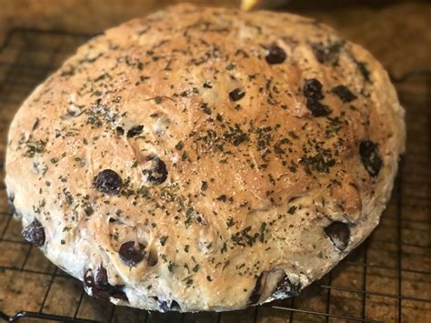 Cast Iron Skillet Olive Bread Napafoodgaltravels
