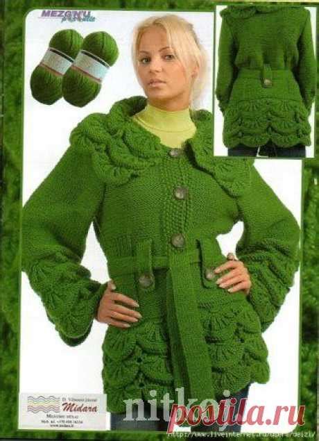 Вязание пальто Наталья Корякина Простые схемы Экономим время на Постиле