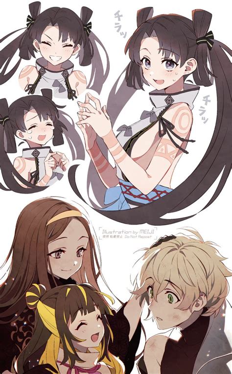 Chacha Iyo Ishida Mitsunari And Shusha Fate And 1 More Drawn By