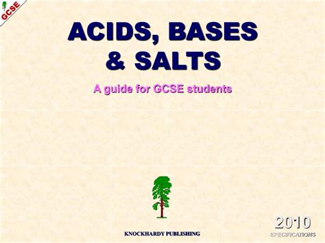 PPT ACIDS BASES SALTS A Guide For GCSE Babes PowerPoint Presentation ID 457167