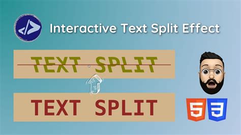 Text Animation Customized Dev Interactive Text Split Effect Using
