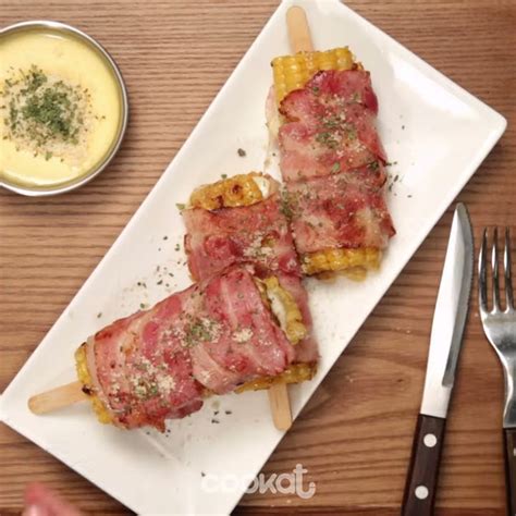 Cookat Korea 옥수수베이컨튀김 Youtube