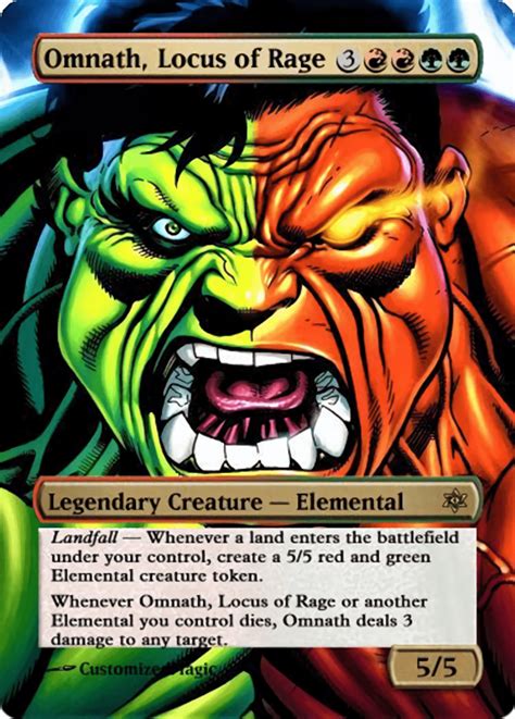 Omnath Locus Of Rage Magic The Gathering Proxy Cards