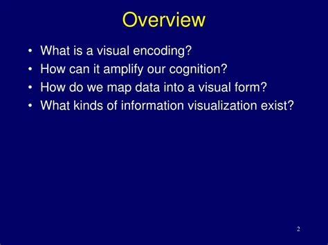 PPT Visual Encoding PowerPoint Presentation Free Download ID