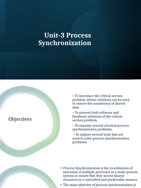 Unit 3 Process Synchronization Dsp Pdf Process Computing Computer Architecture