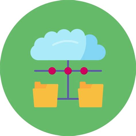 Premium Vector Distributed Data Flat Illustration