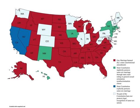 Maps Usa Same Sex Marriage Protections In State Constitutions