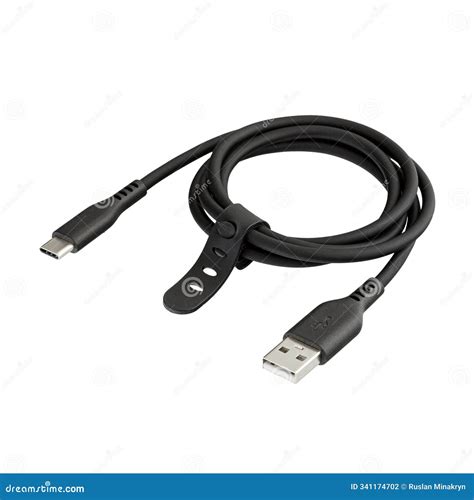 Usb Type A C Micro Usb Super Speed And Lightning Cable Connector 3d Realistic Cartoon Vector