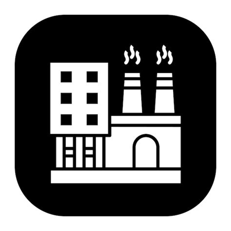 Premium Vector Factory Pollution Vector Illustration