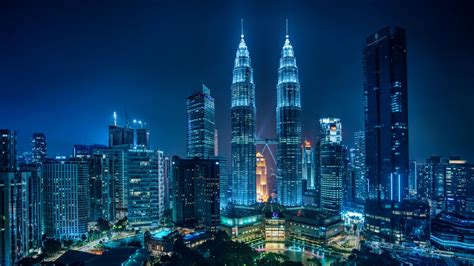 Petronas Towers Wallpaper 4k Kuala Lumpur Malaysia Cityscape