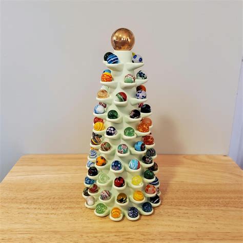 Mint Green Marble Tree Display For Up To 3 4 Marbles Marbles Not