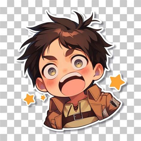 Running Eren Yeager From Attack On Titan 🌪️🔥 Free Png Sticker