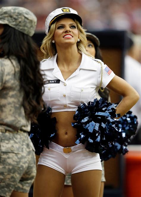 Nfl Cheerleaders Top Falls Off