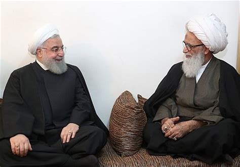 رئیس جمهور در دیدار آیت الله بشیرنجفی صدور روادید رایگان می شود تسنیم